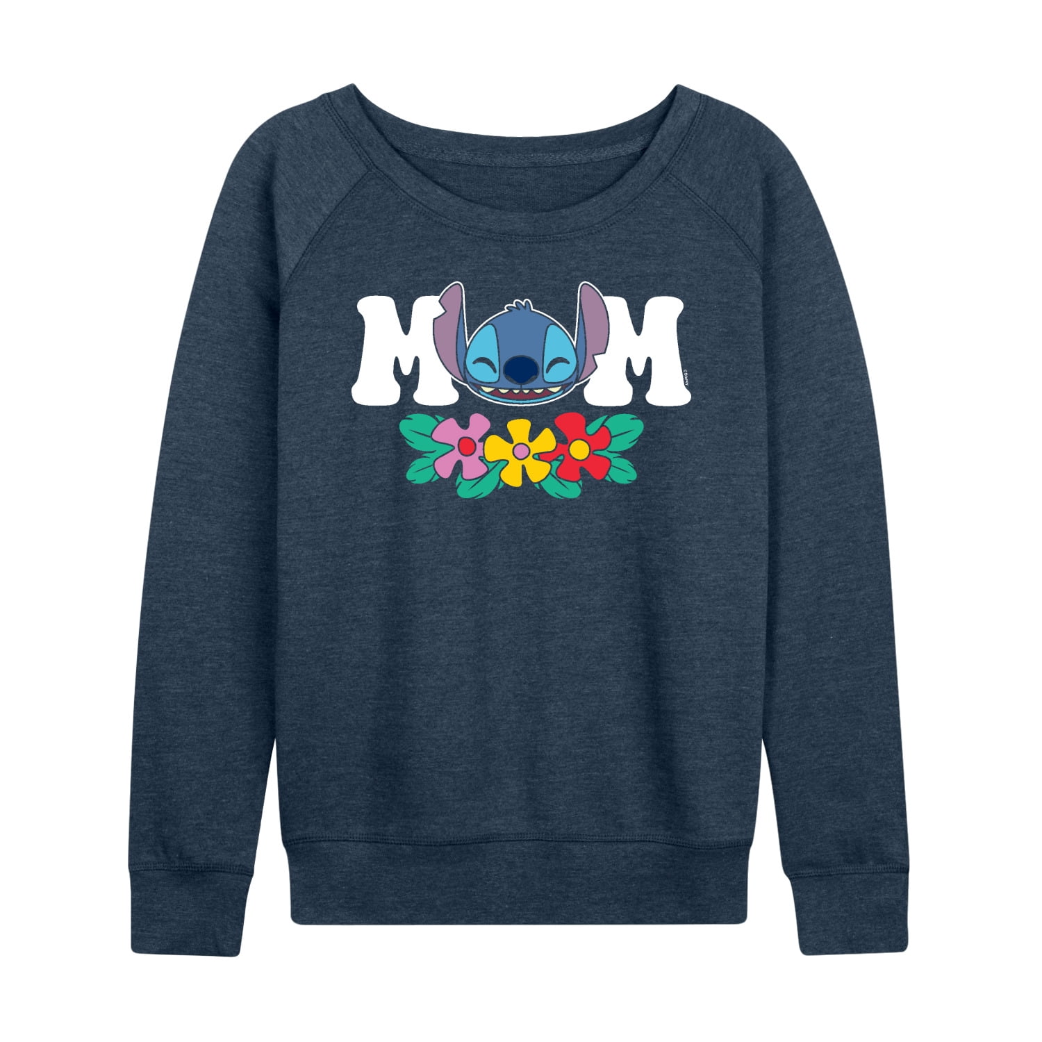 Lilo & Stitch - Stitch Mom - Women's French Terry Long Sleeve Pullover ...