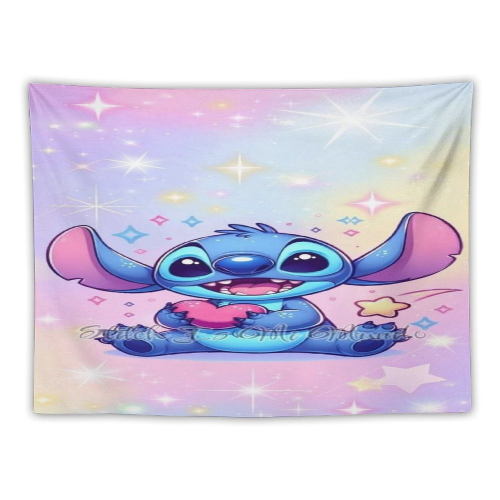 Lilo & Stitch Stitch Tapestry Gift Wall Hanging Backdrop for Room ...