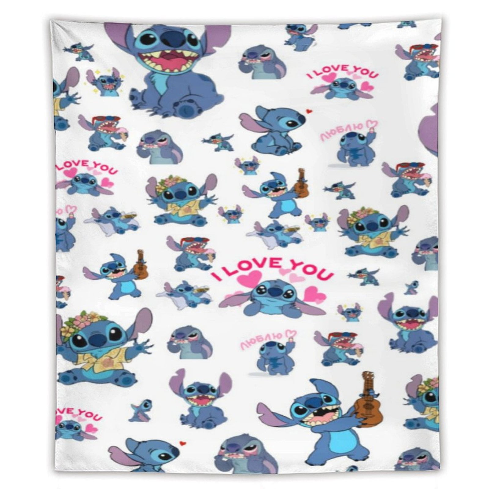 Lilo & Stitch Stitch Tapestry Gift Wall Hanging Backdrop for Room ...