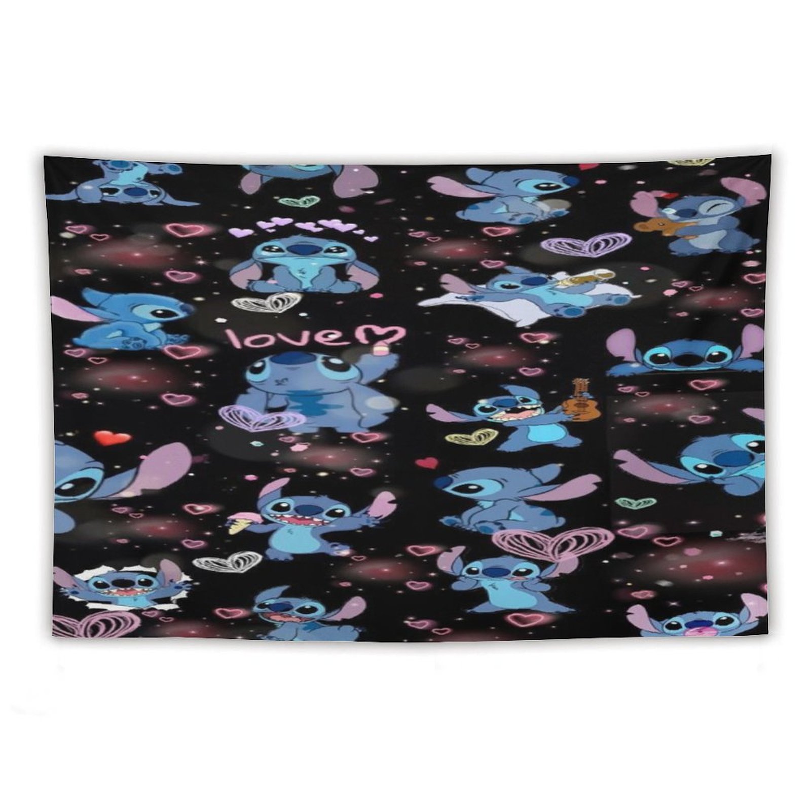 Lilo & Stitch Stitch Tapestry Gift Wall Hanging Backdrop for Room ...