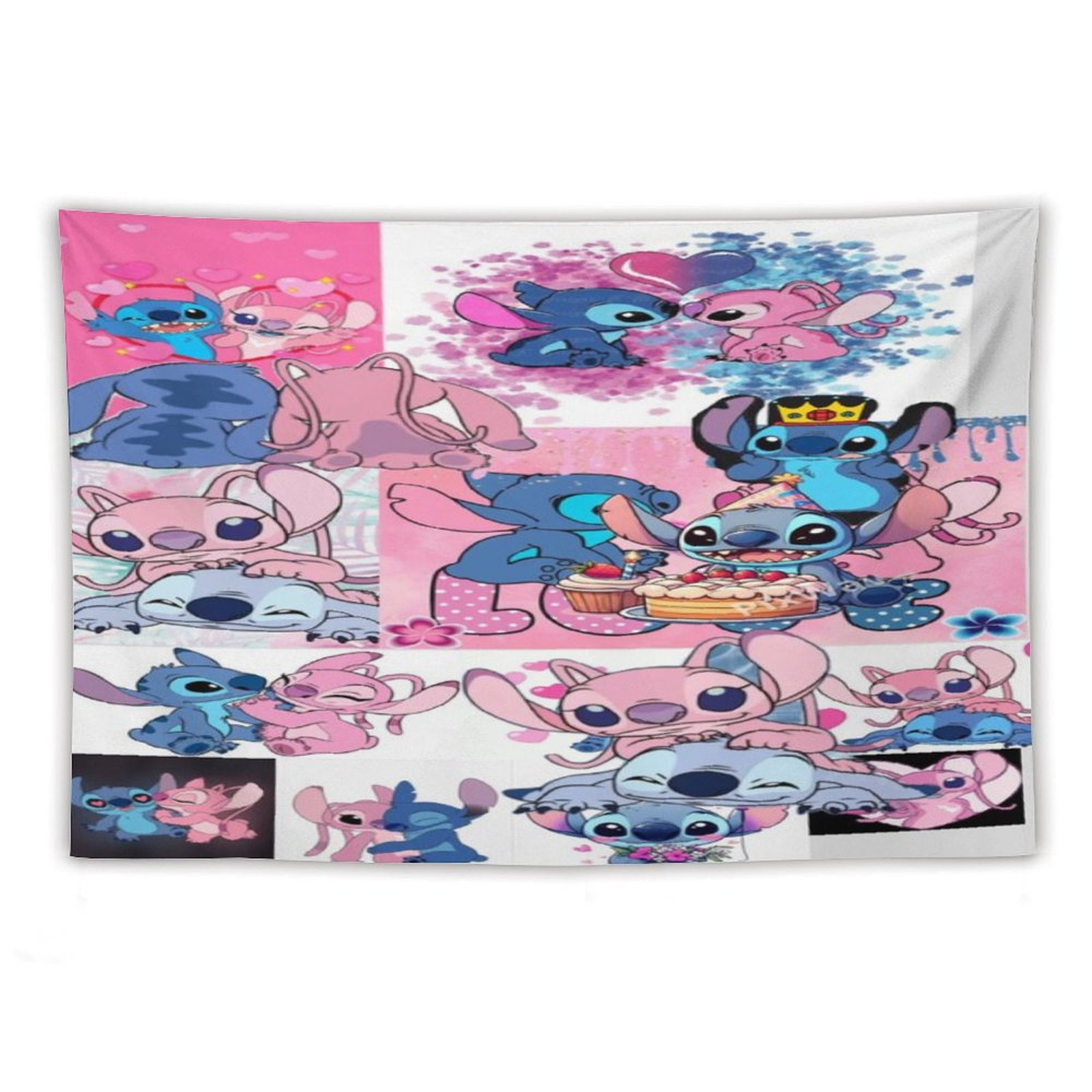 Lilo & Stitch Stitch Tapestry Gift Wall Hanging Backdrop for Room ...