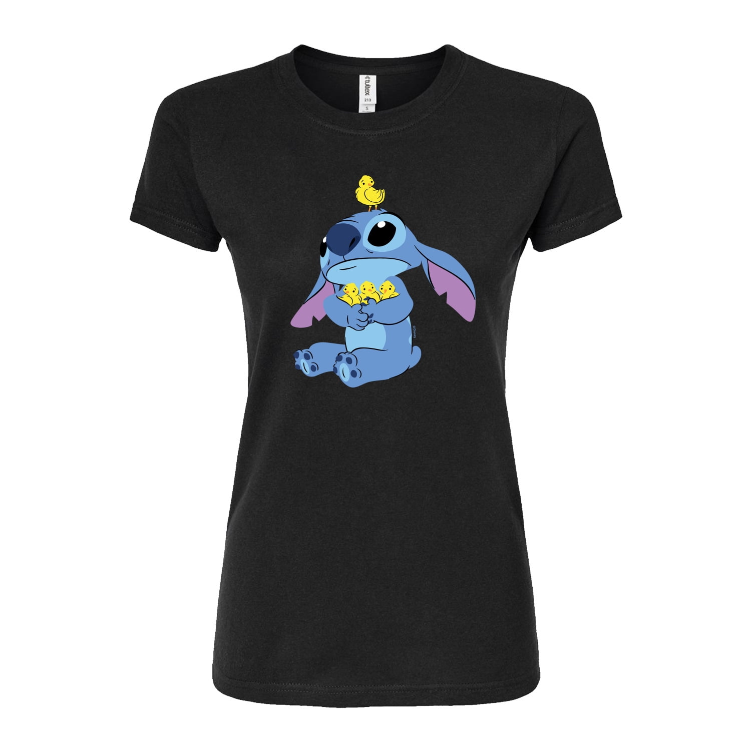 Lilo & Stitch - Stitch and Chicks - Juniors Fitted Graphic T-Shirt ...