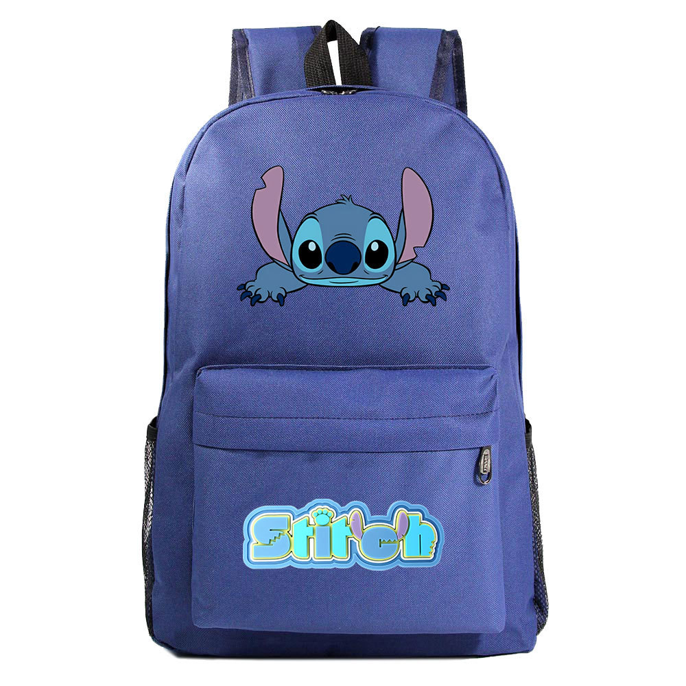 Lilo & Stitch Themed Waterproof Laptop Backpack with Dual Mesh Pockets ...