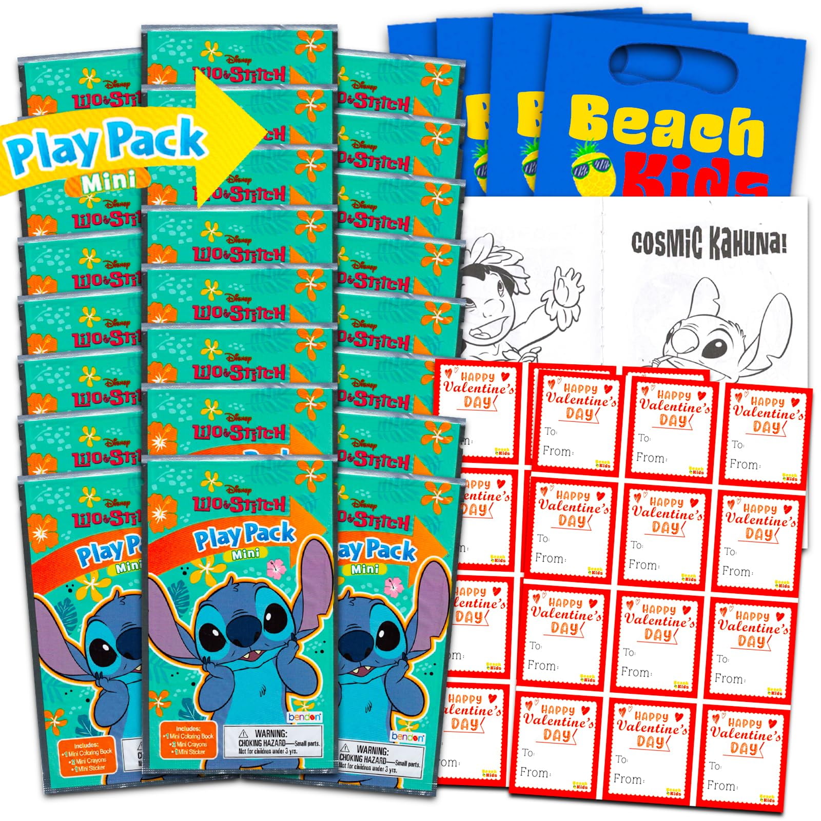 Lilo and Stitch Valentine's Day Classroom Gift Exchange Bundle - 24 ...