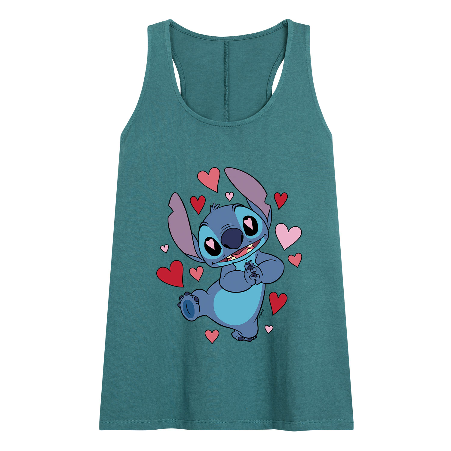 Lilo and Stich - Heart Eyes Stitch - Ladies Tank Top - Walmart.com