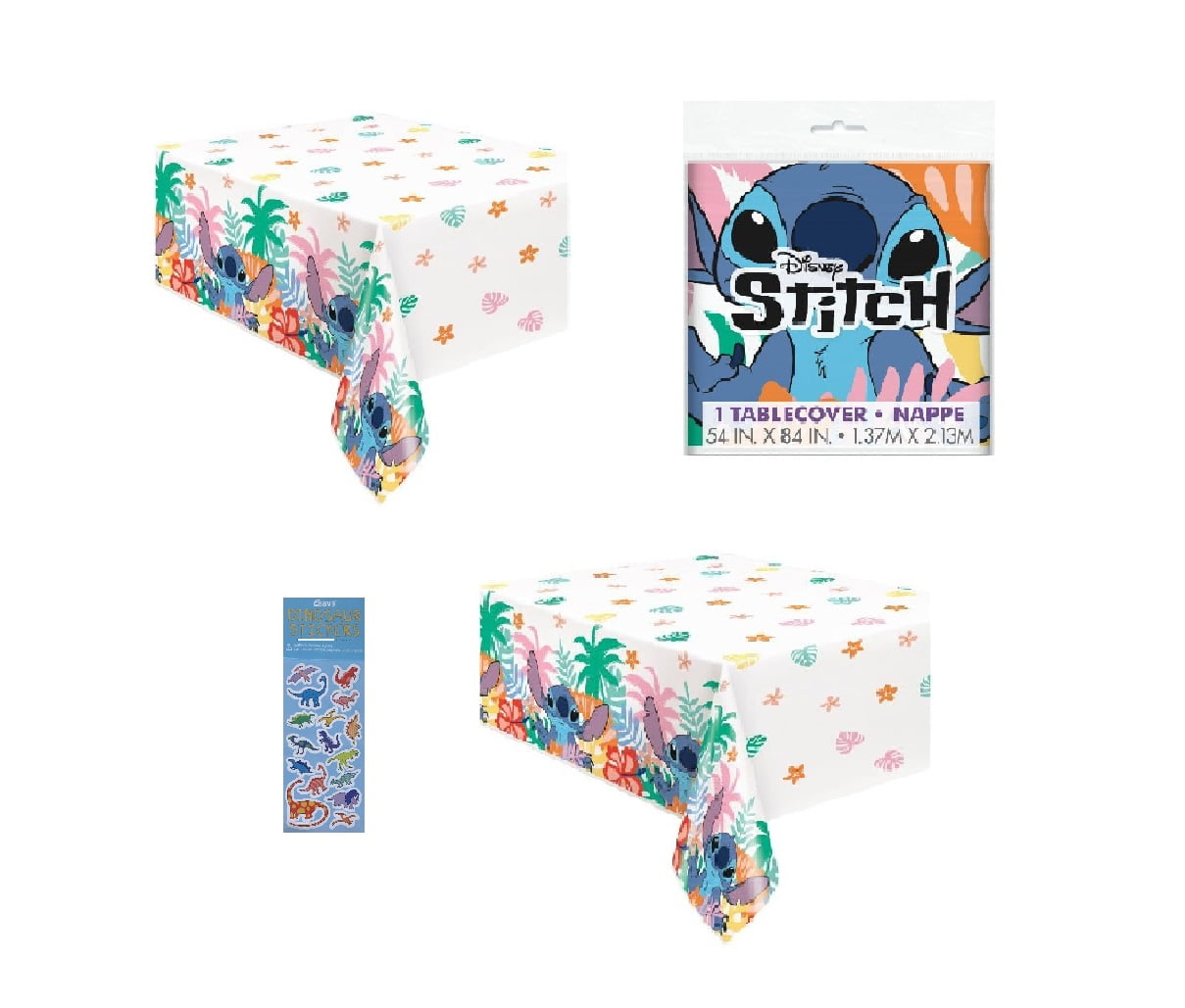 Lilo and Stitch Birthday Supplies Decoration Bundle includes 2 Plastic ...
