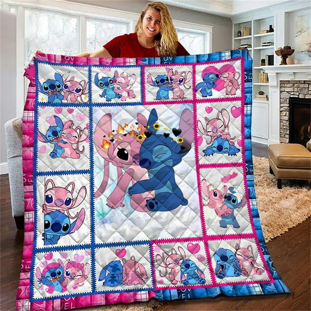 Lilo and Stitch Gifts for Girls,Stitch Party Favors,Stitch Flannel ...