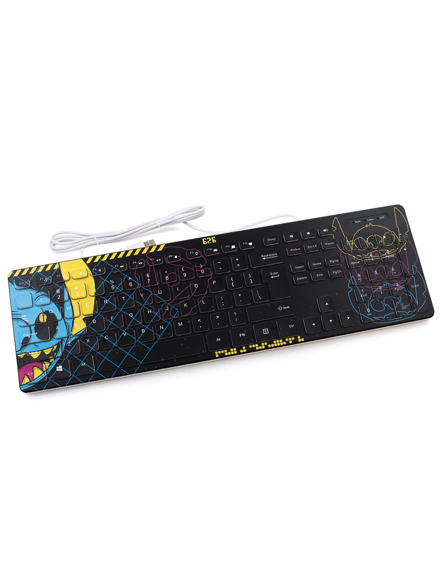 Disney's Lilo and Stitch Wired USB Keyboard with 108 Keys, Compatible ...