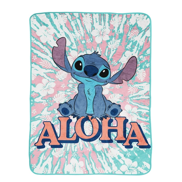 Lilo and Stitch Kids Throw, 46 x 60, Microfiber, Blue, Disney - Walmart ...