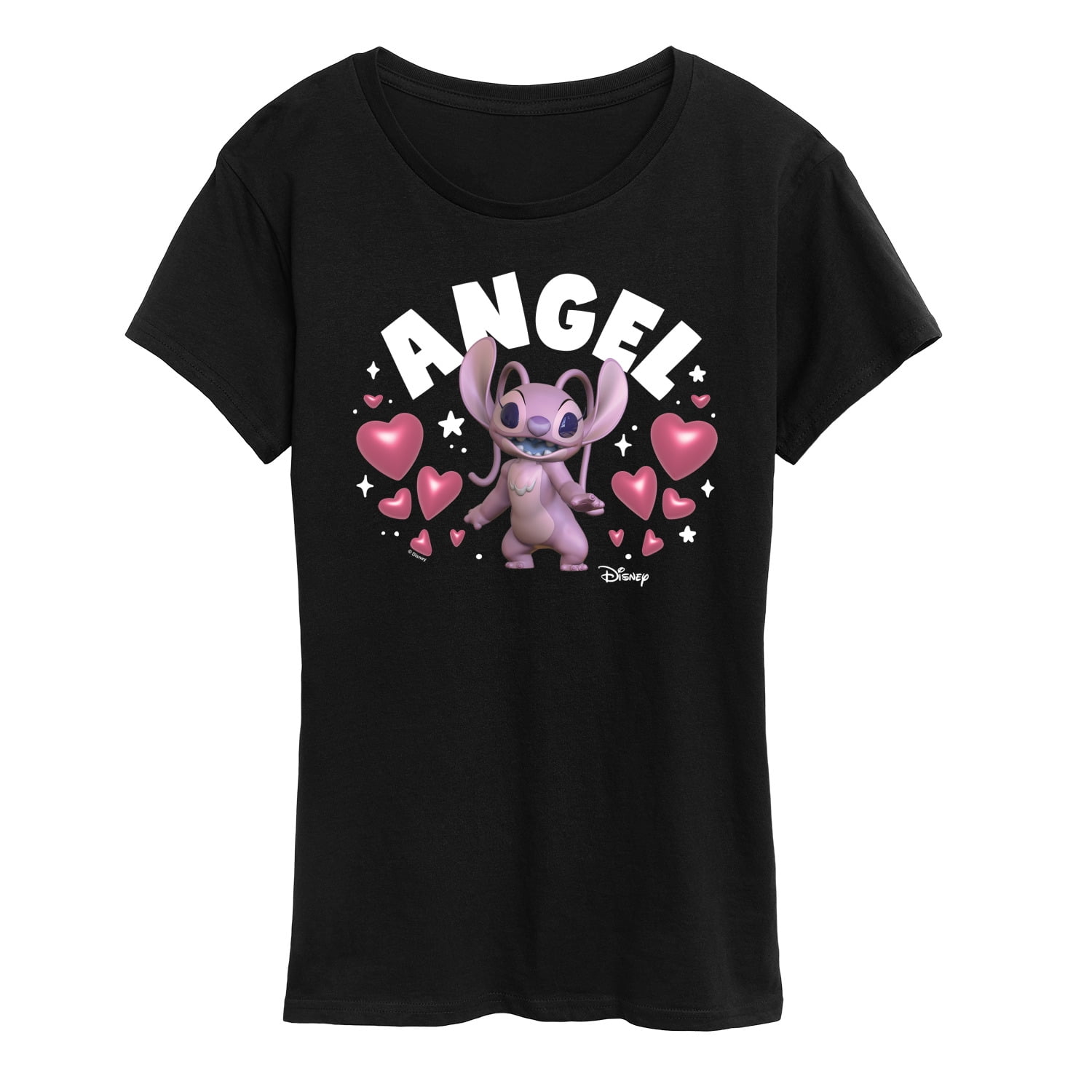 Lilo and Stitch - Mixed Dimension Angel - Women's Short Sleeve Graphic ...