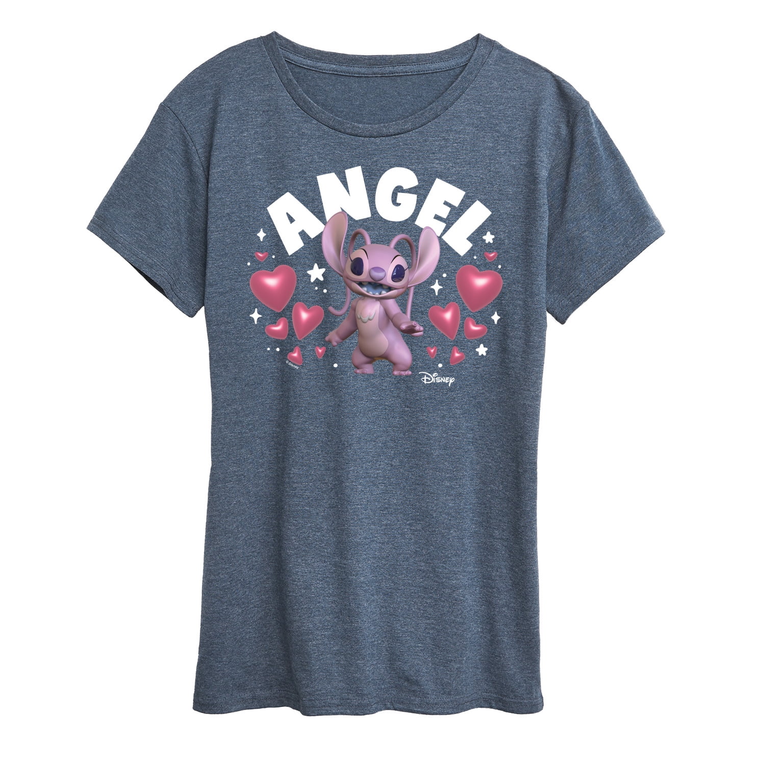 Lilo and Stitch - Mixed Dimension Angel - Women's Short Sleeve Graphic ...