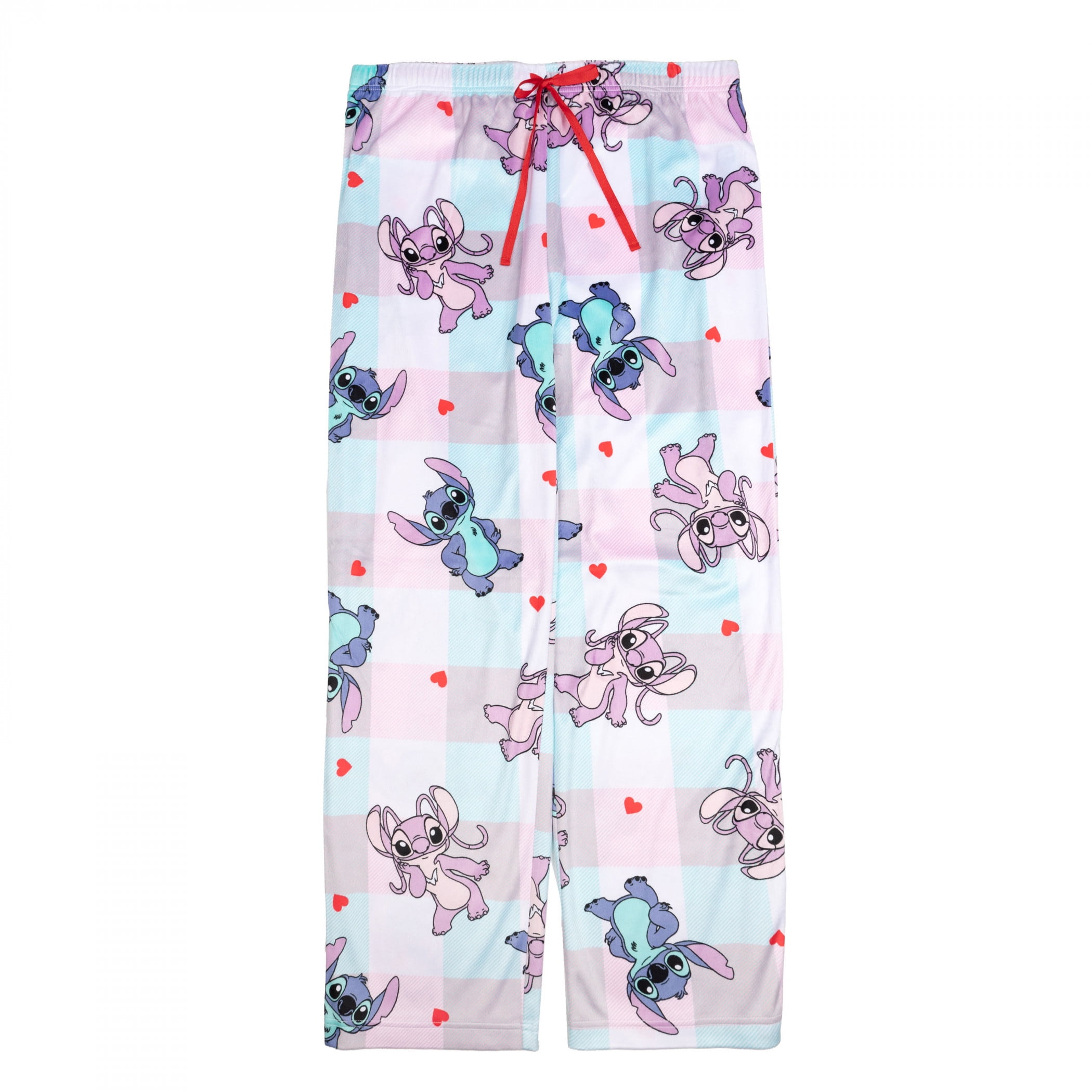 Lilo and Stitch - Stich and Angel Pastel Flannel Pattern Sleep Pants ...