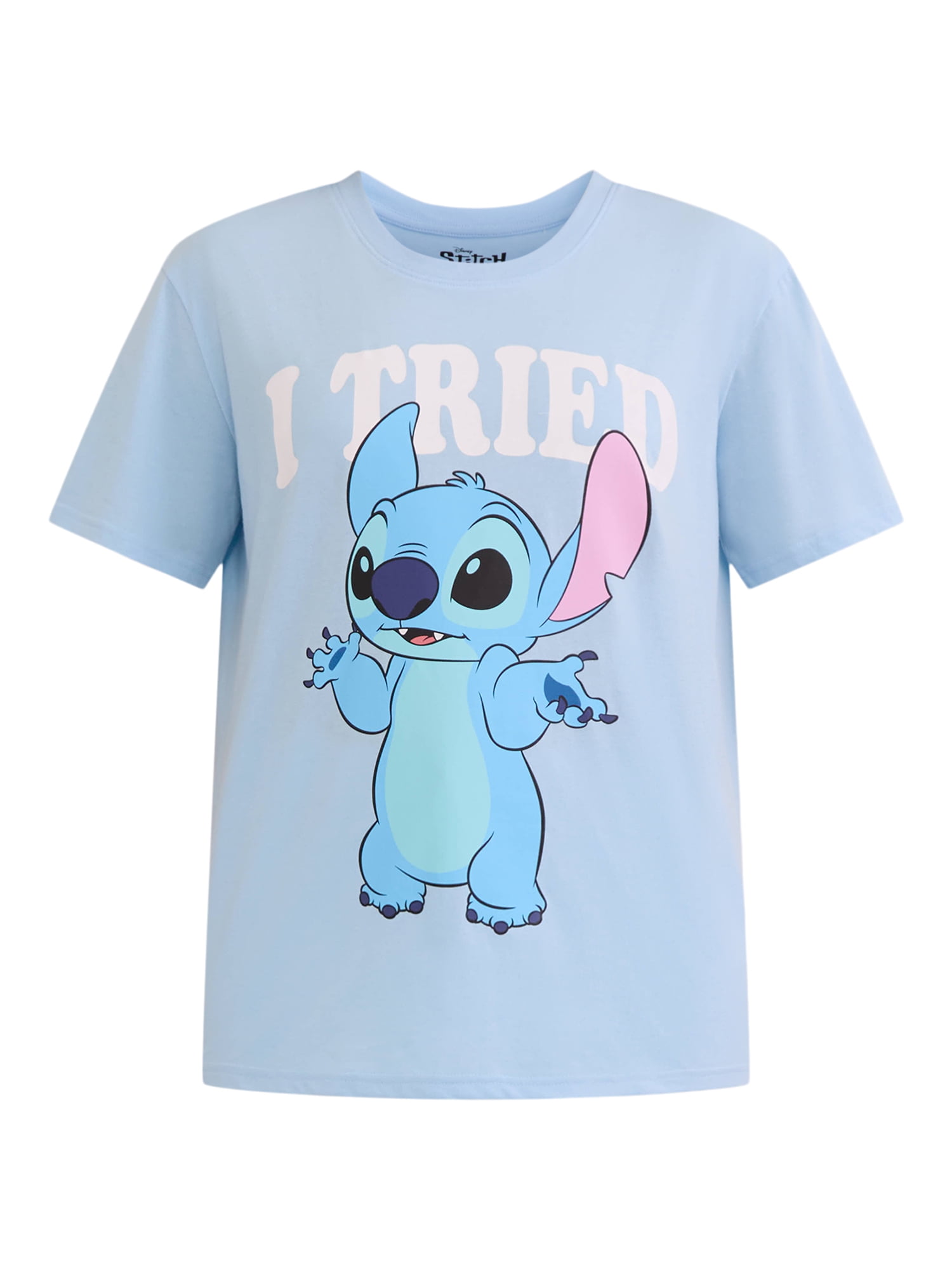 Lilo and Stitch Women's Graphic Tee with Short Sleeves, Sizes XXS-XXL ...