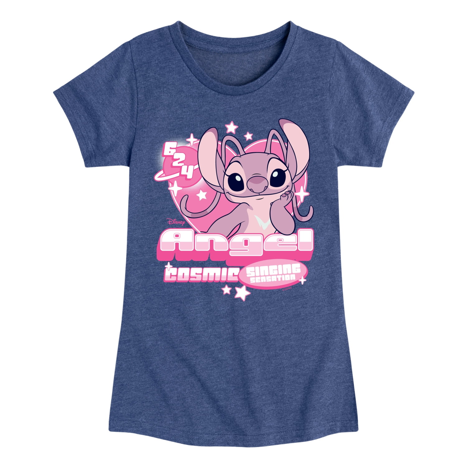 Lilo and Stitch - Y2K Angel - Toddler & Youth Girls Fitted Short Sleeve ...