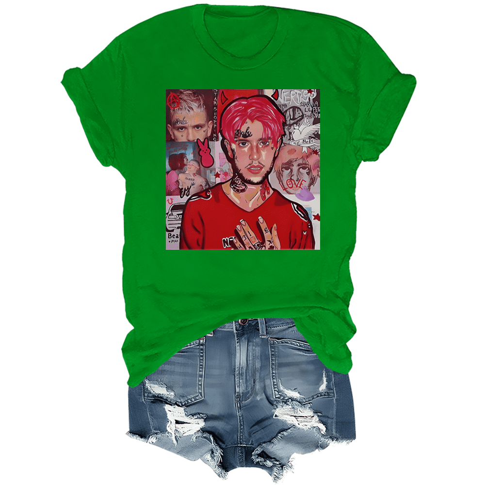 Lilpeep Cartoon Shirt, Lil Peep Shirt, Lil Peep Merch, Lil peep T Shirt ...