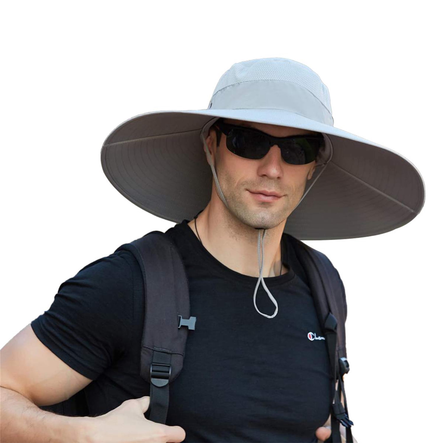 Lilvigor Super Wide Brim Bucket Hat UPF50+ Waterproof Sun Hat for ...
