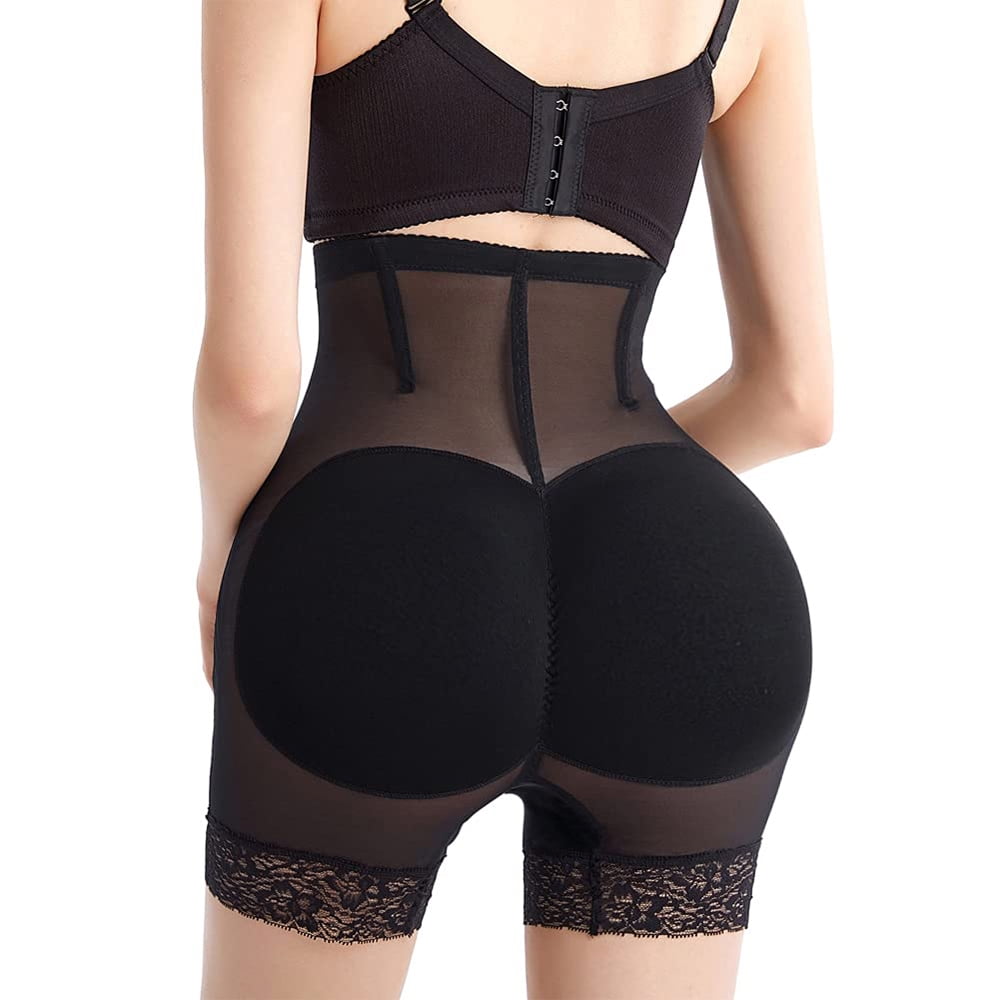 Lilvigor Womens Butt Lifter High Waist Padded Panties Shapewear Hip