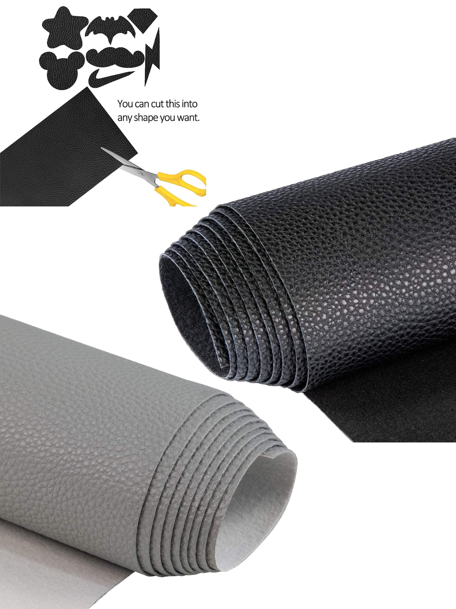 Lilvigor Leather Repair Patch Kit, Self-Adhesive, 7.8-61.8 inch, for ...