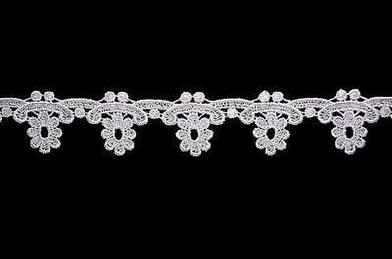 Lily 1.75" White Embroidery Venice Lace Trim Crafts DIY Sewing Notions ...