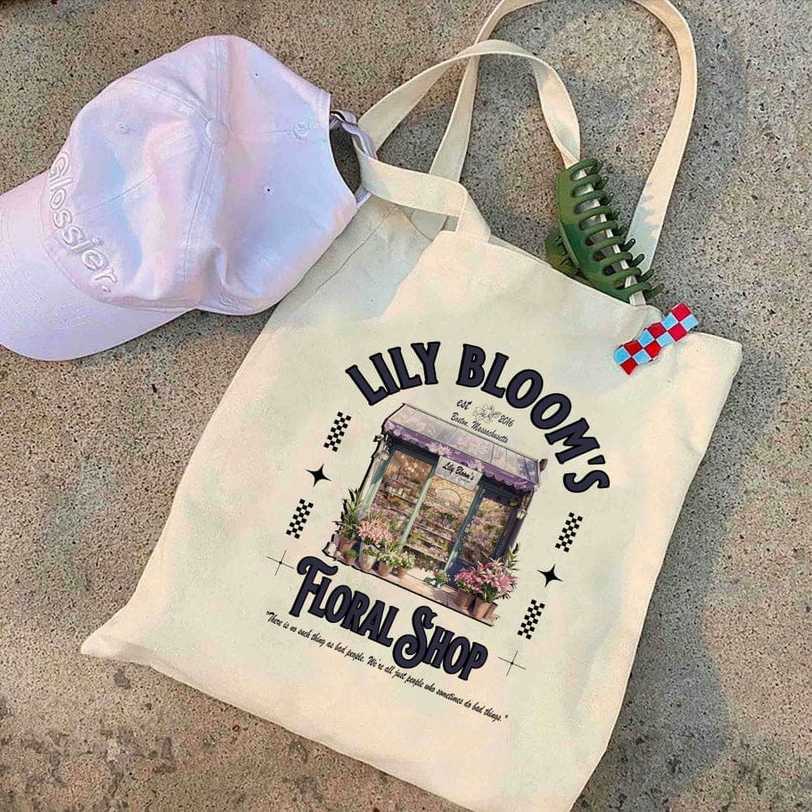 Lily Blooms Floral Shop Tote Bag, It Ends With Us Bag, Colleen Hoover ...