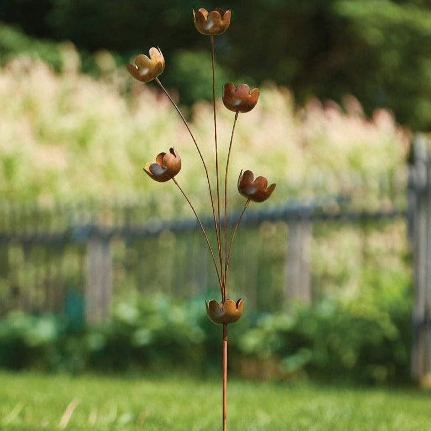 Happy Gardens Lily Cup Garden Stake Chimes - Walmart.com