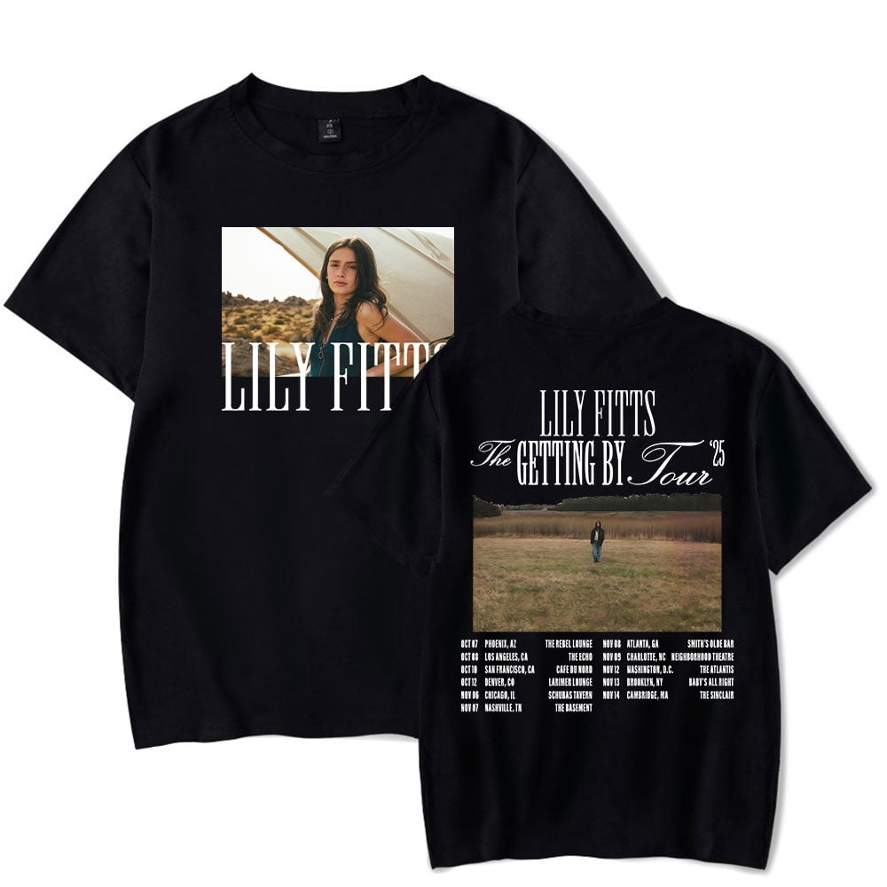 Lily Fitts The Getting By Tour T-Shirts Merch Unisex Fashion Short ...