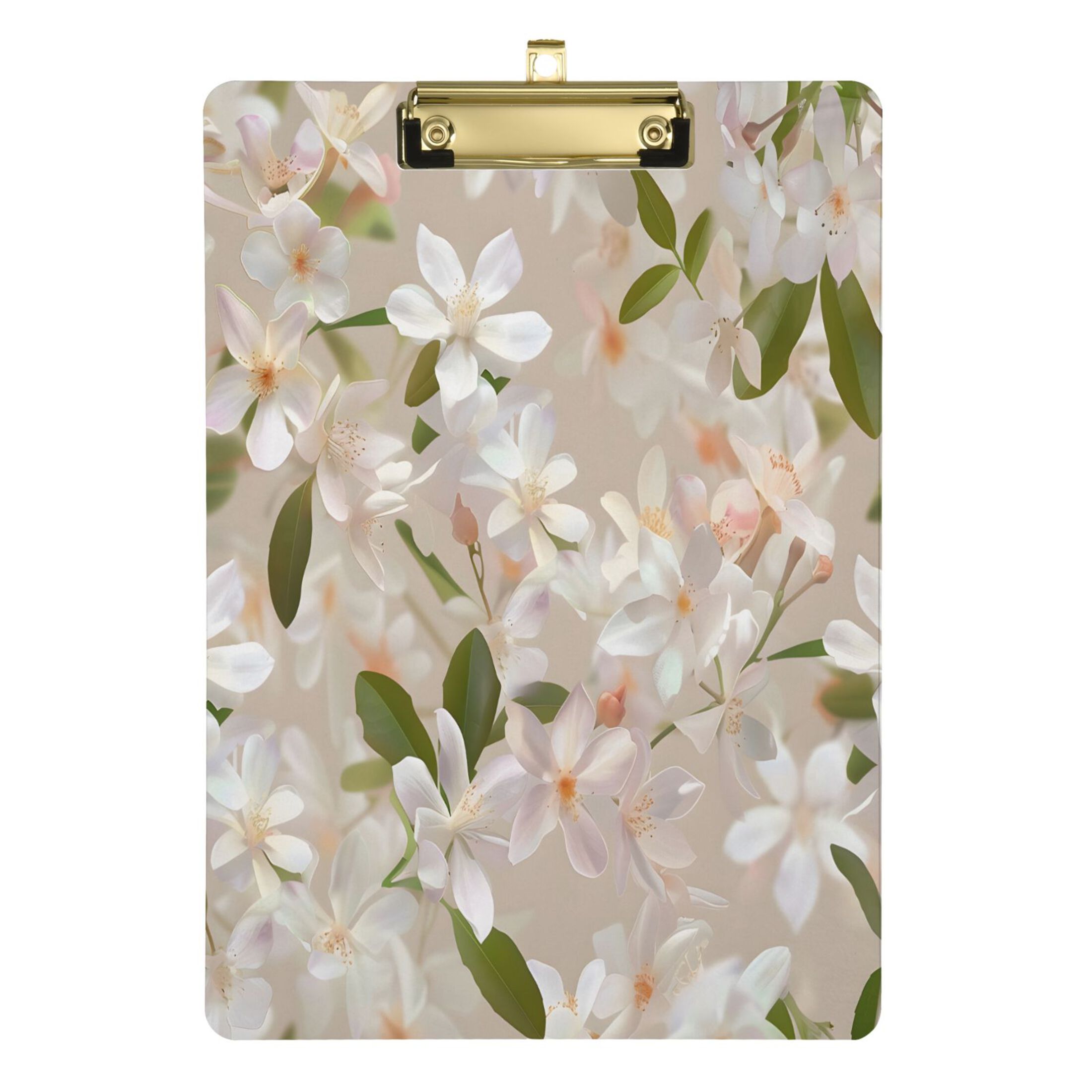 Lily Floral and Leaves Acrylic Clipboards A4 Standard Letter Size ...