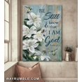 Lily Flower Hummingbird Be Still And Know That I Am God - Jesus ...