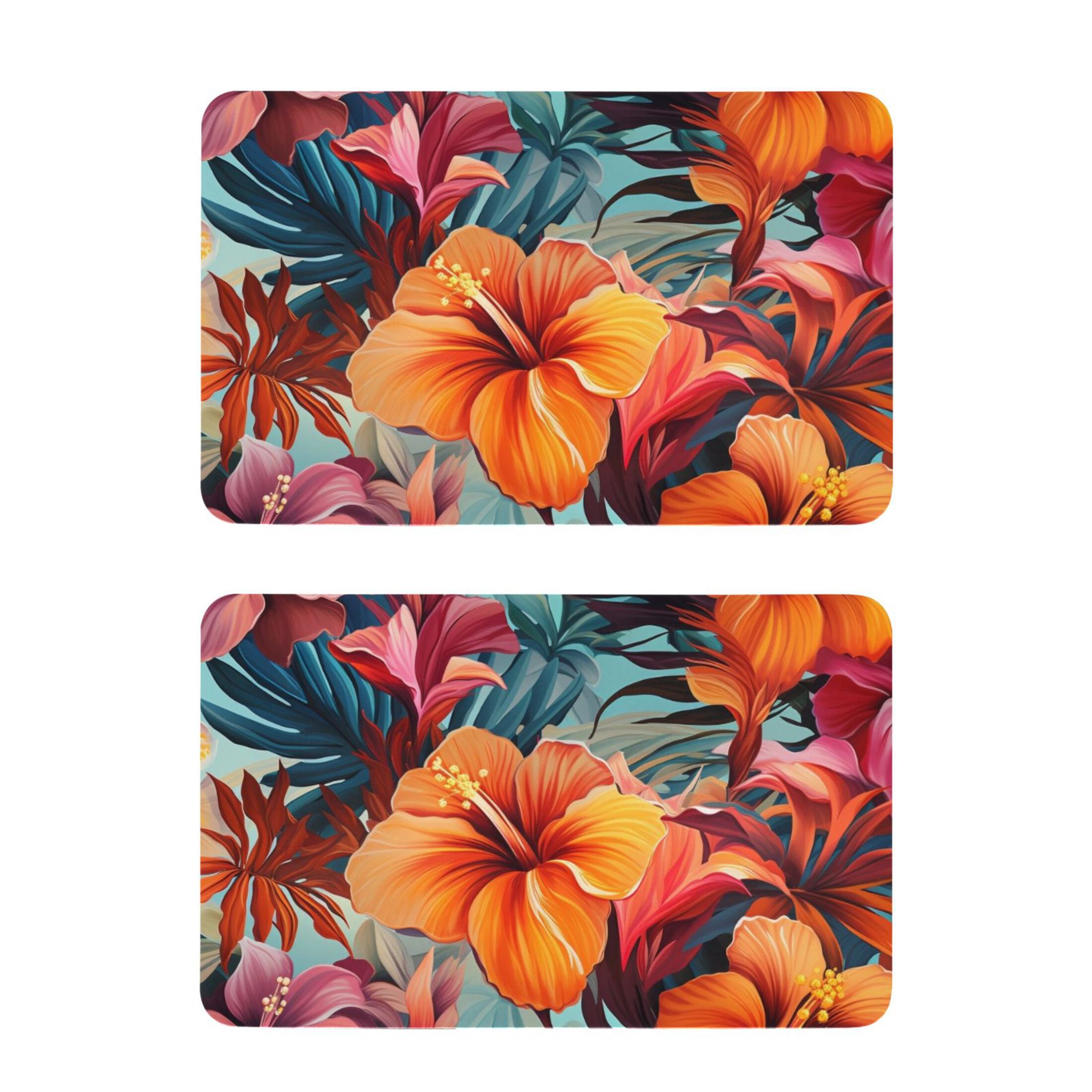 Lily Flowers Orange Fridge Magnetic Sticker Refrigerator Magnets ...