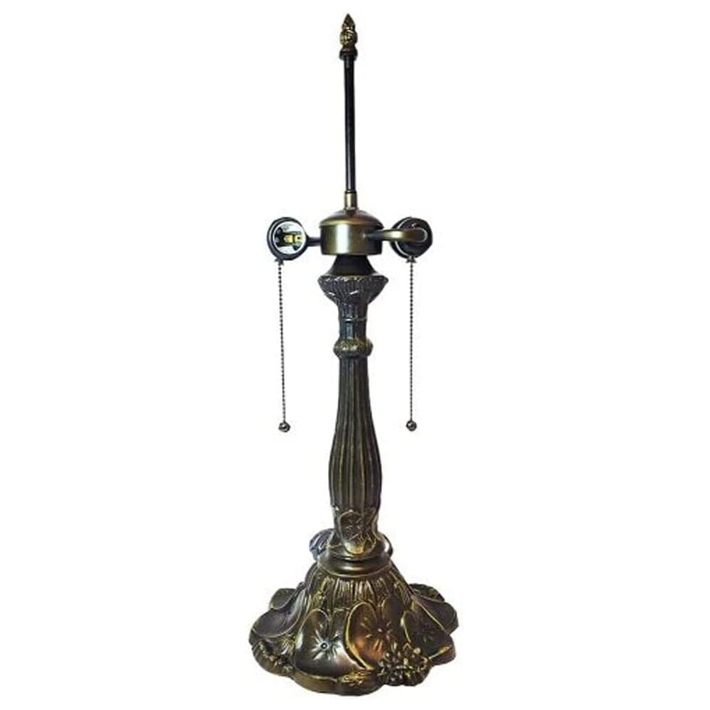 Lily Metal Lamp Base, Antique Bronze Finish with Gold Highlights ...