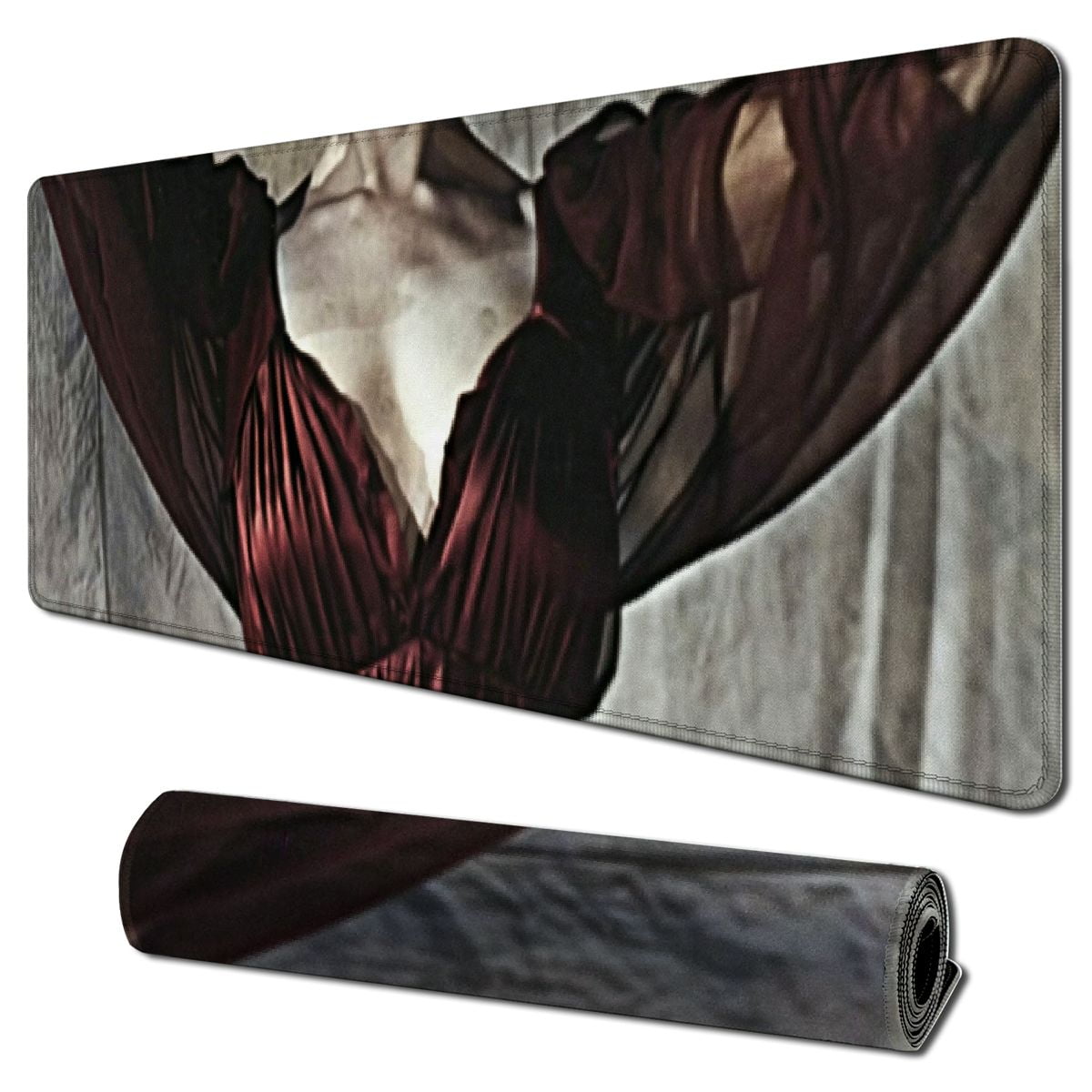 Lily Munster Gaming Mouse Pad Non Slip Rubber Stitched Edges Mice Pads ...