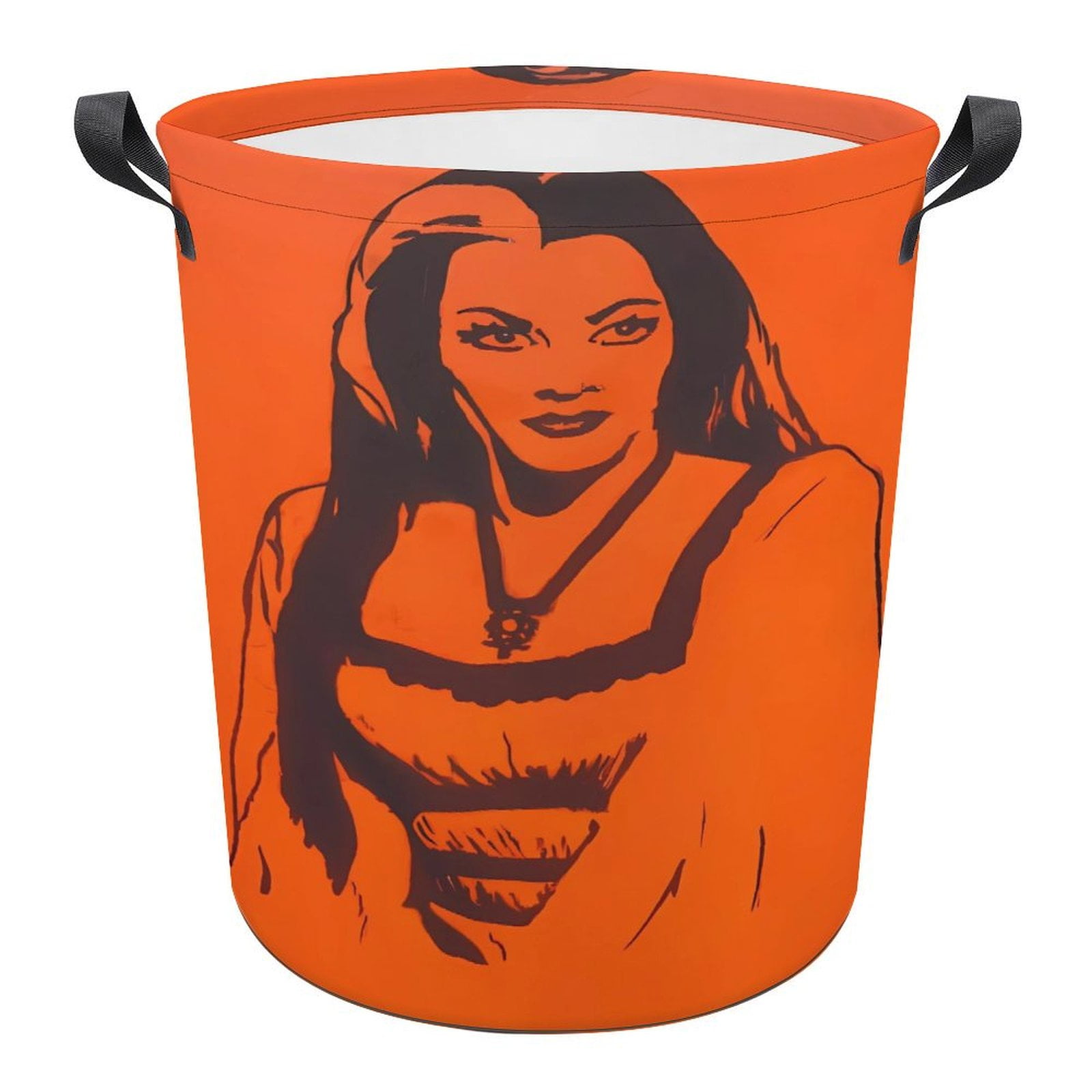 Lily-Munster Laundry Hamper, Round Collapsible Hamper Laundry Basket ...