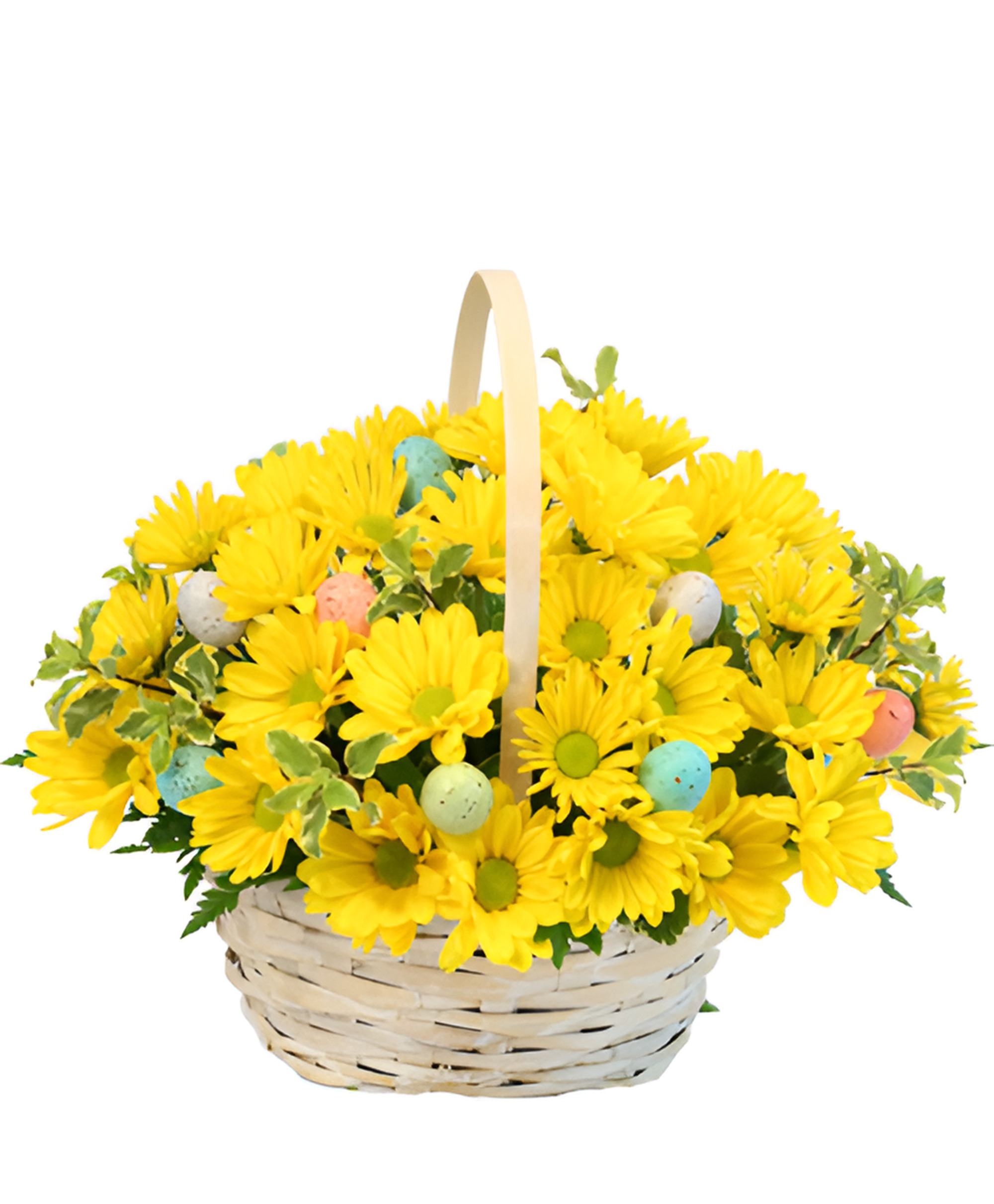 Lily Of The Valley Flowers & More Easter Egg Spression Basket ...
