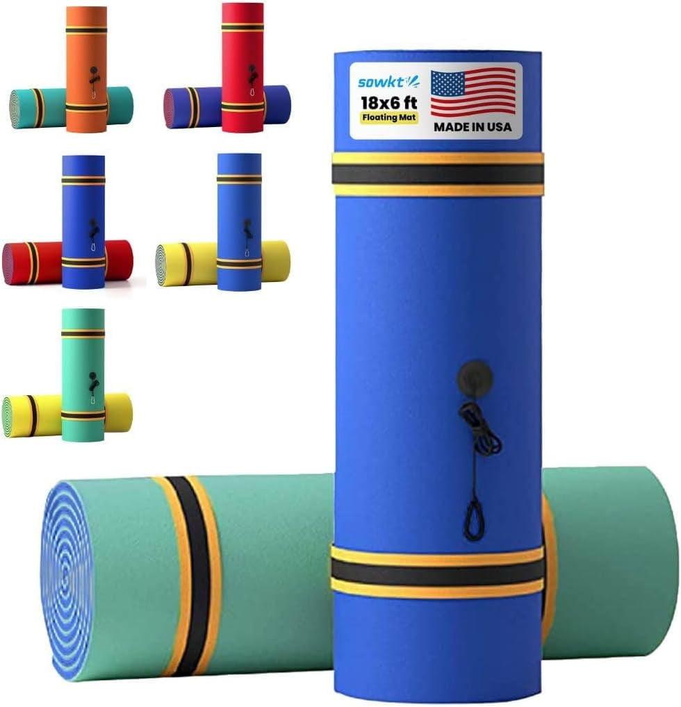 SOWKT Lily Pad 18x6 ft Floating Mat for Lakes and Pools - Walmart.com