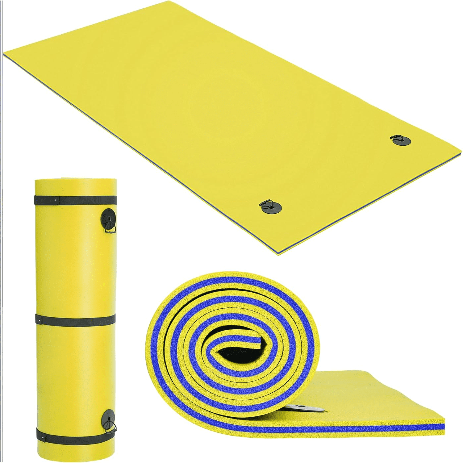 Lily Pad Floating Mat for Lake and Pool, Portable Outdoor Water ...