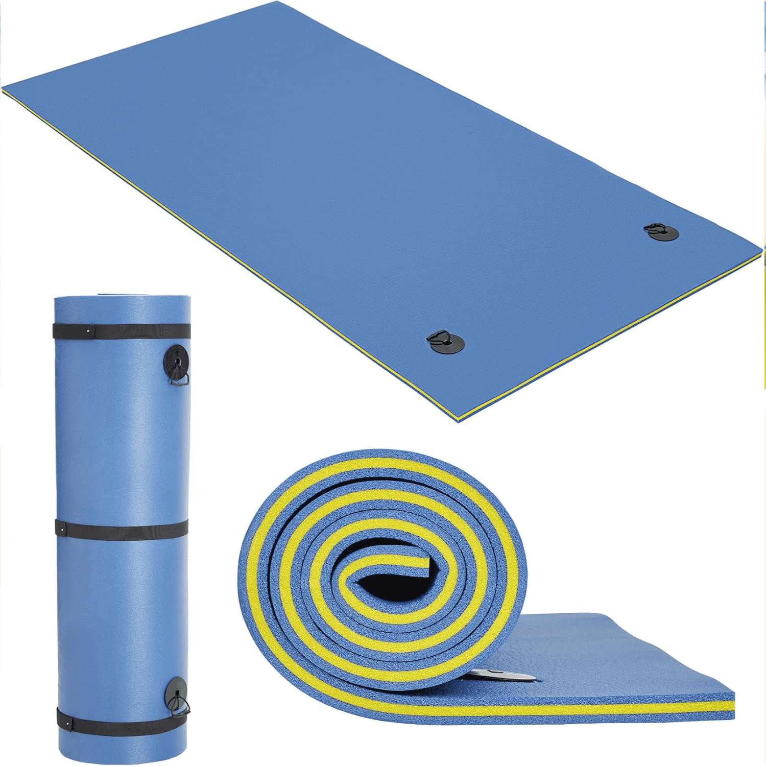 Lily Pad Floating Mat for Lake and Pool, Portable Outdoor Water ...