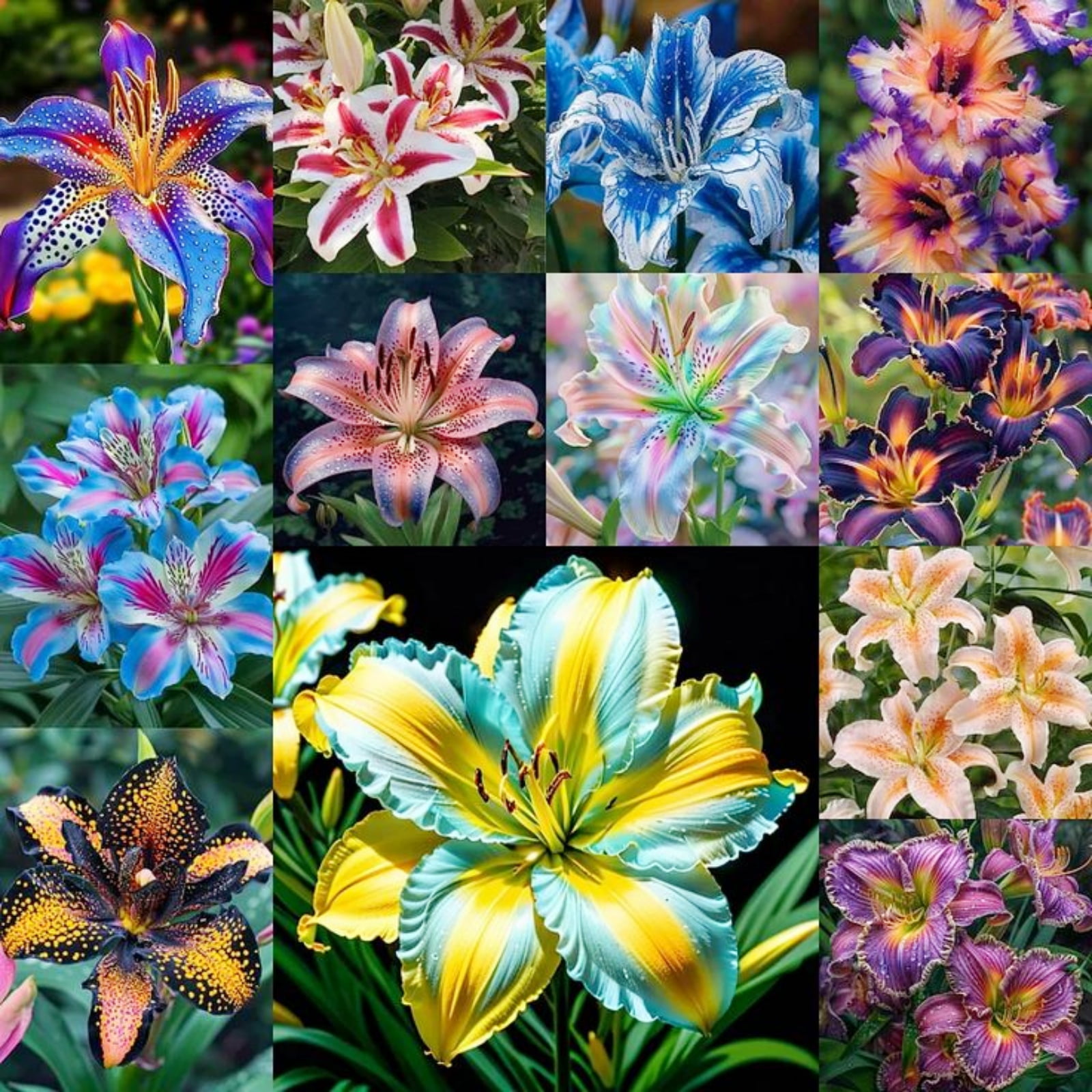 Lily Planting-Fast growth-Beautiful Garden Decoration-Simple to Grow ...