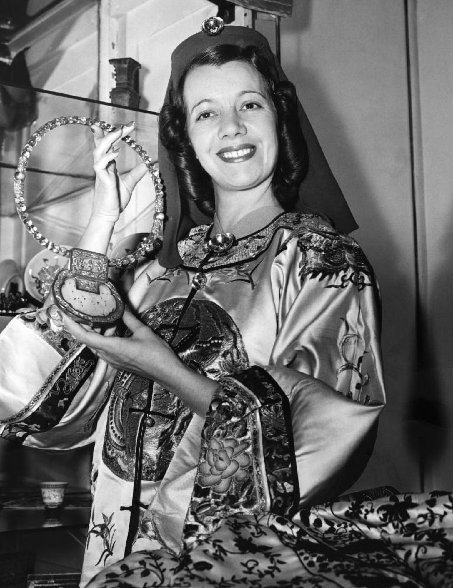 Lily Pons At The Opening Of The Burma Road Mart Portrait (8 x 10 ...