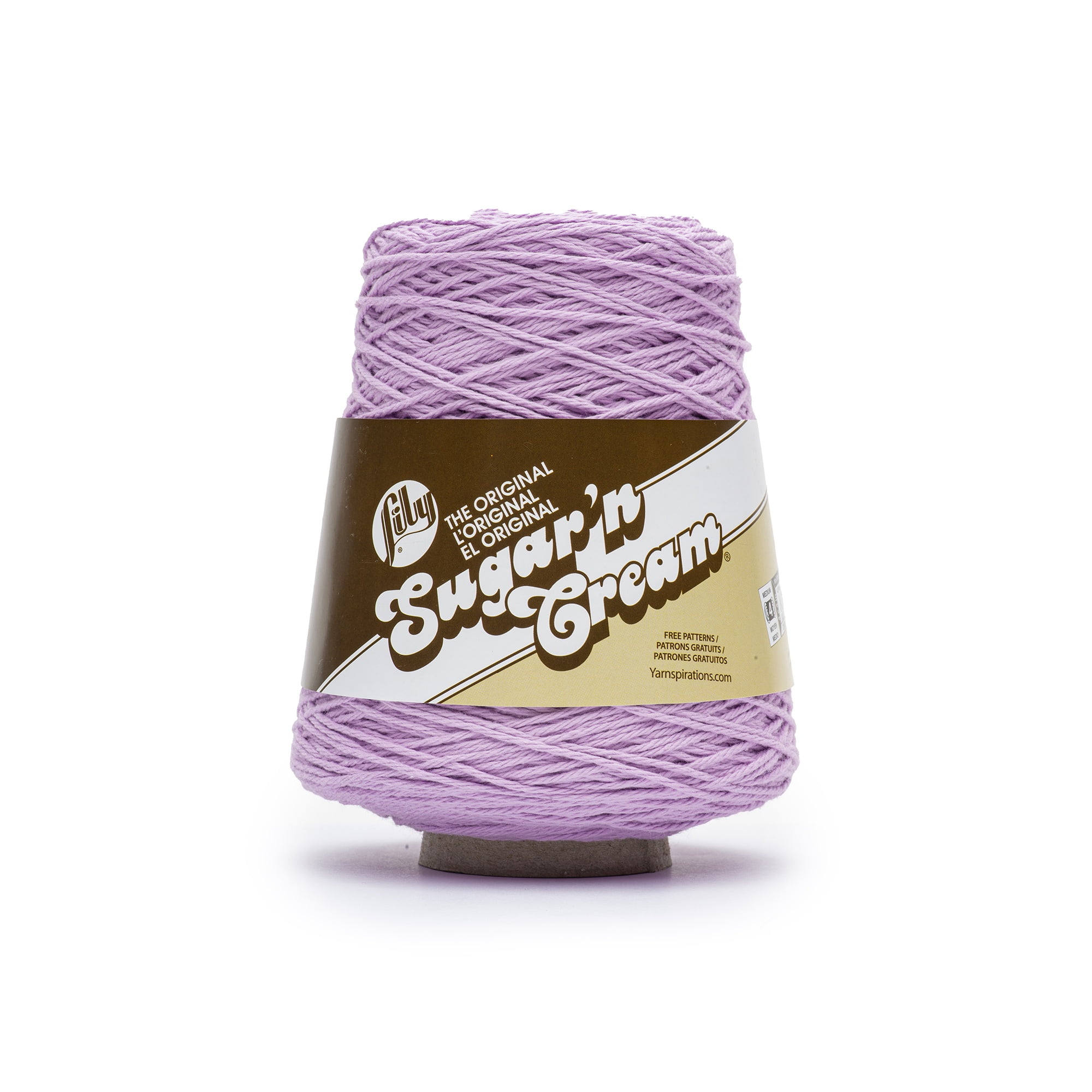 Lily Sugar N Cream® Cones™ #4 Worsted (Medium) Cotton Yarn, Orchid 14oz ...