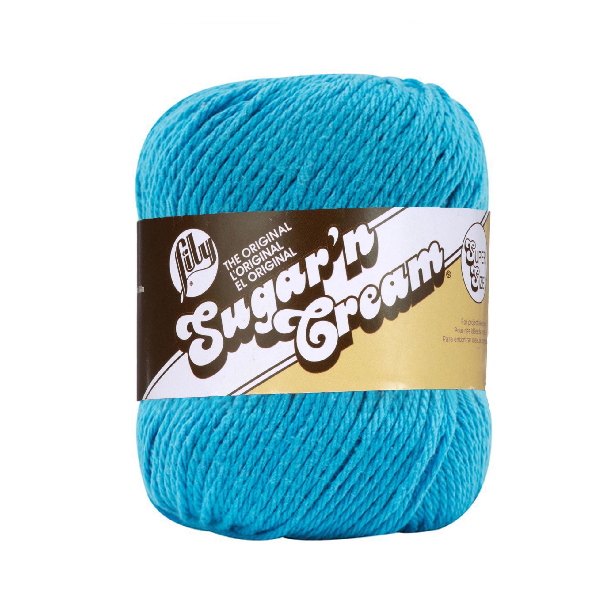 Lily Sugar'n Cream Super Size Cotton Yarn, Natural - Walmart.com