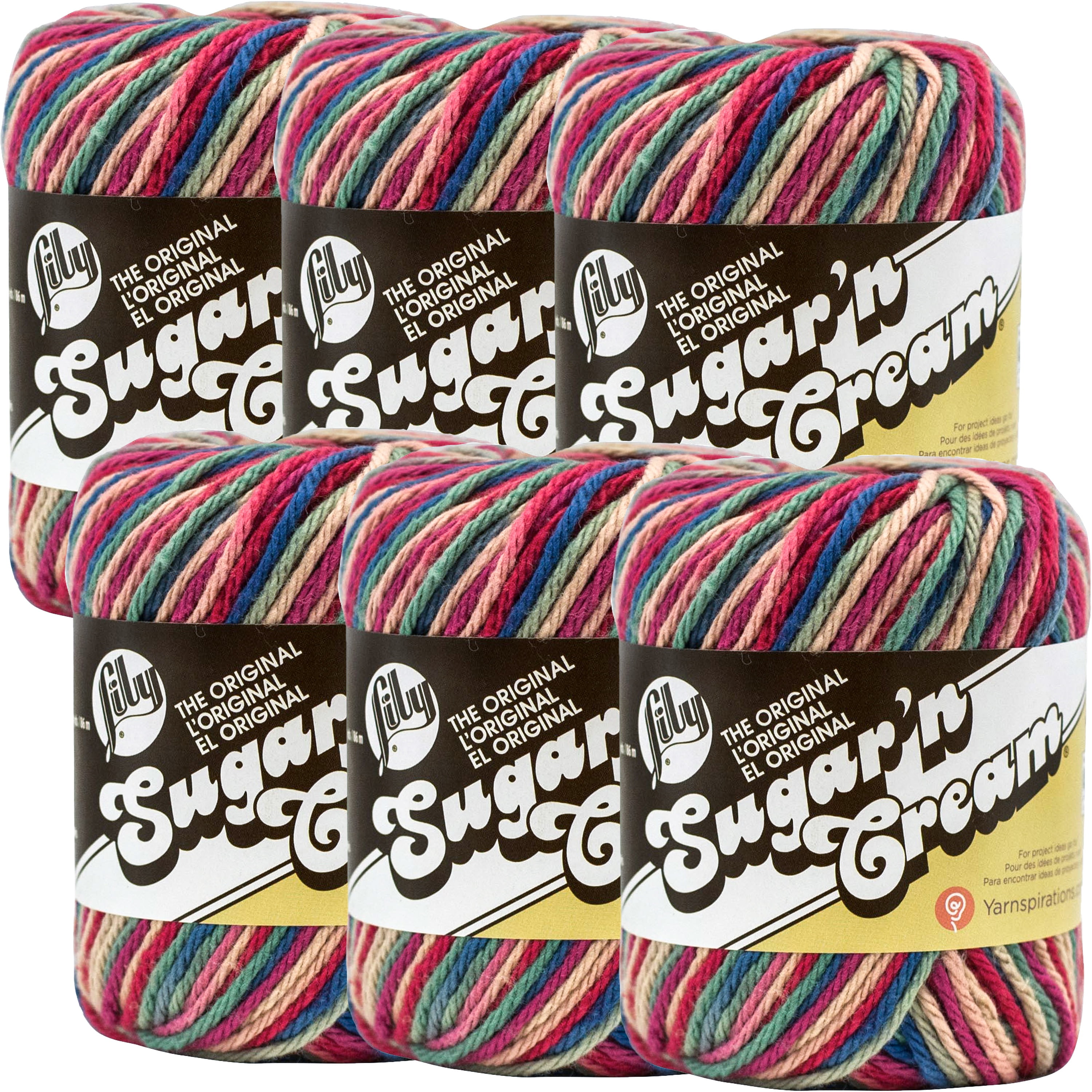 Lily Sugar'n Cream Yarn - Ombres-Painted Desert, Multipack Of 6 ...
