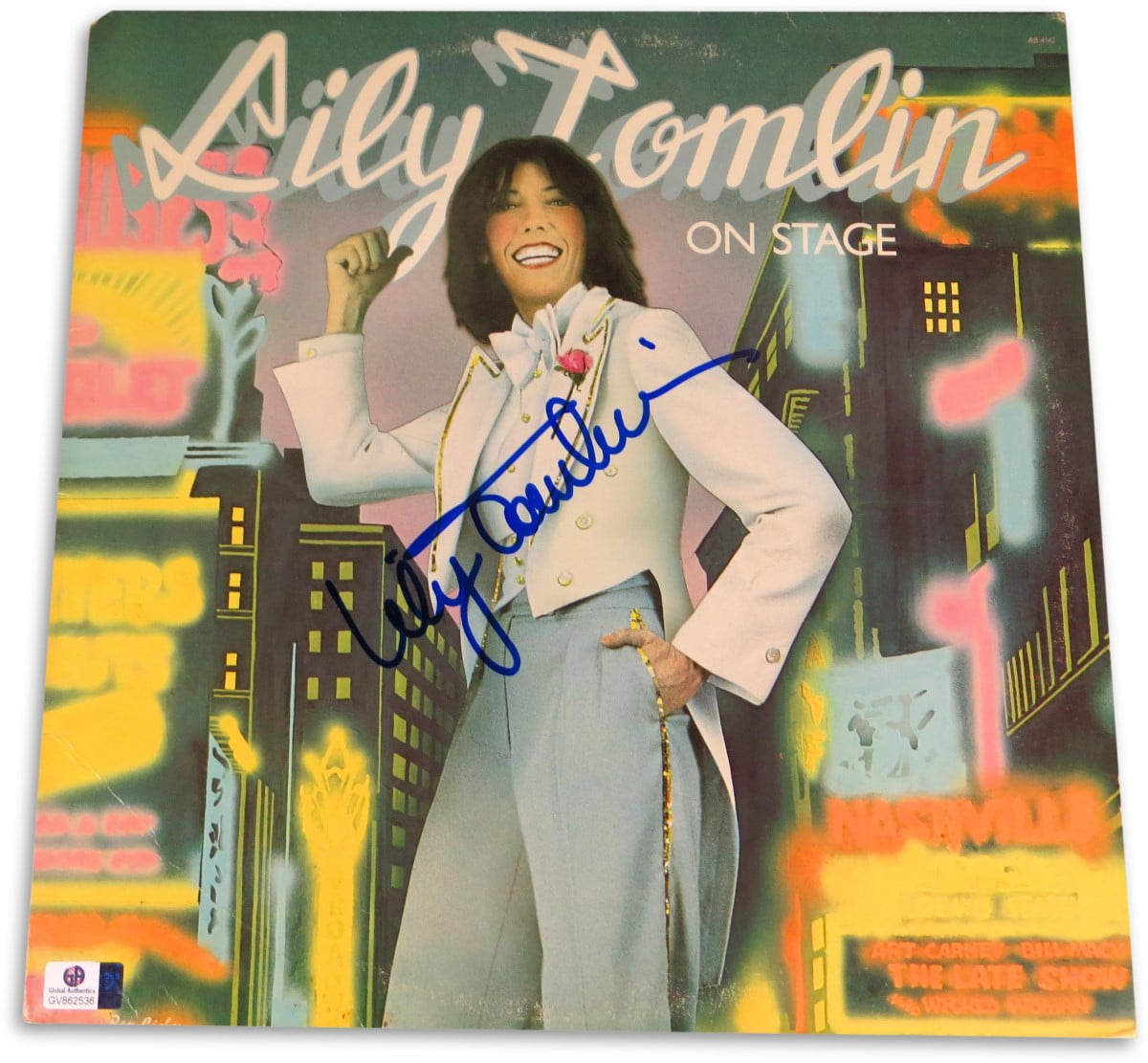 Lily Tomlin Signed Autographed Album Cover On Stage Hollywood Legend ...