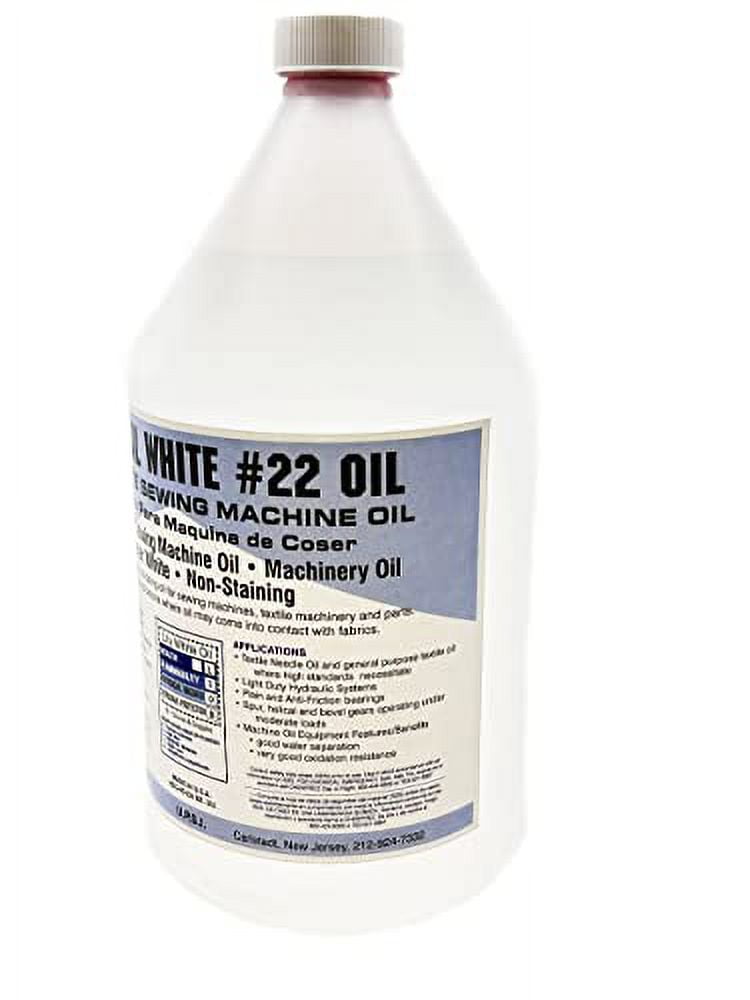 Lily White/Crystal Clear Sewing Sewing Machine Oil - 1 Gallon - Walmart.com