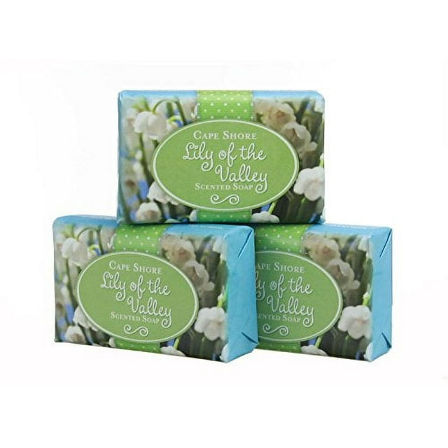 Lily Of The Valley Scented Bar Hand Soap Pack Of 3 Bars Cape Shore