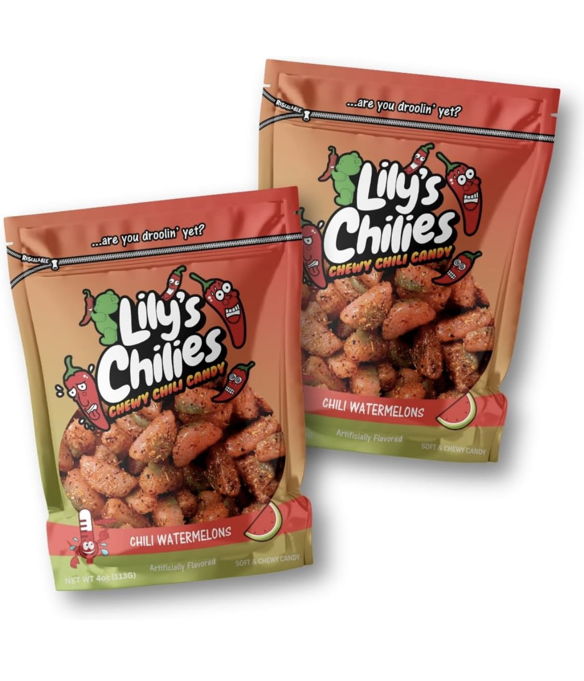 Lily's Chilies Chamoy Candy, chili watermelon 2 pack, 8 oz - Walmart.com