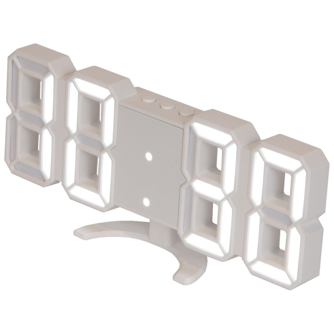 Lily's Home Minimalist Small LED Clock with 2 Adjustable Brightness ...