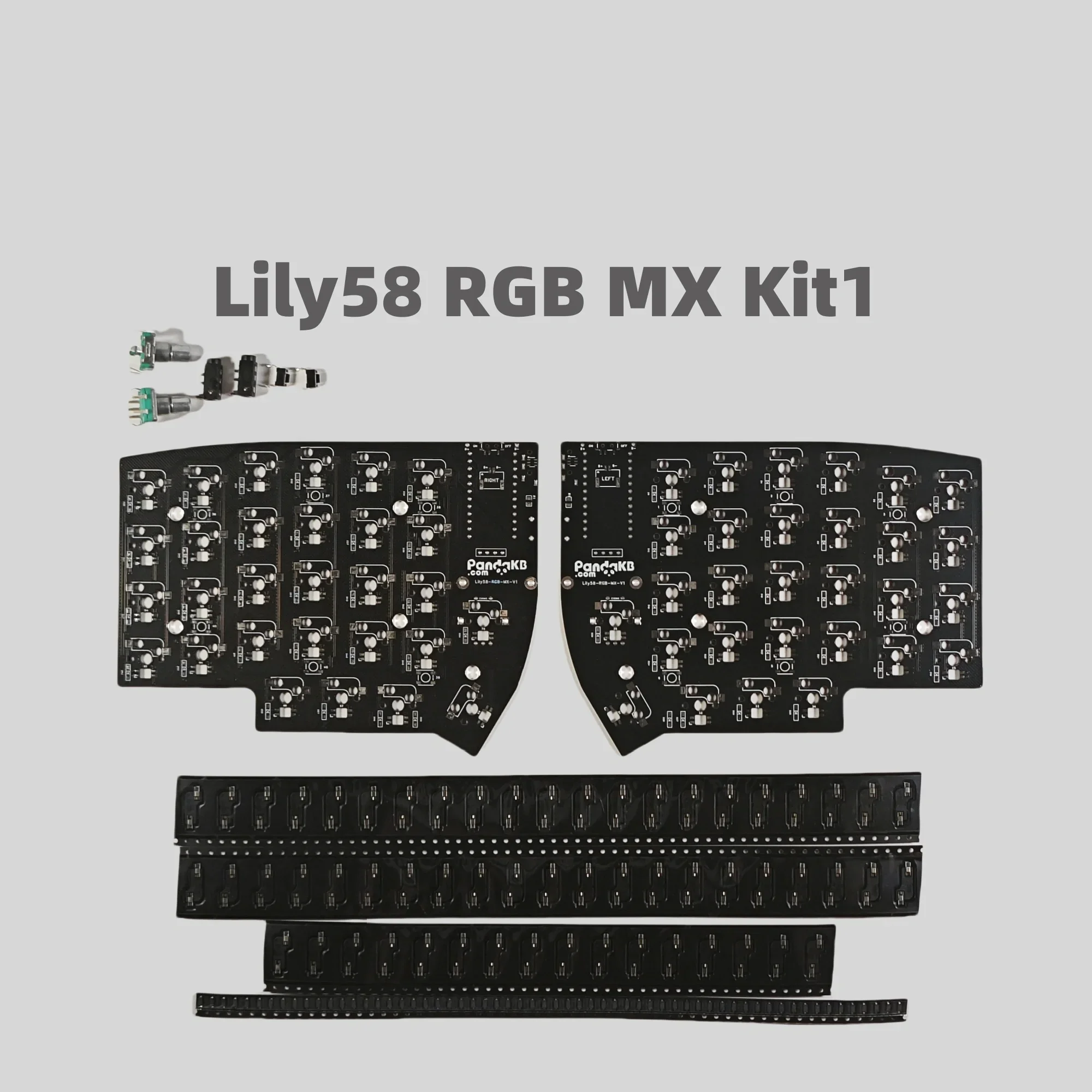 Lily58 RGB MX Split Keyboard PCB Kit - for Custom Mechanical Keyboards ...