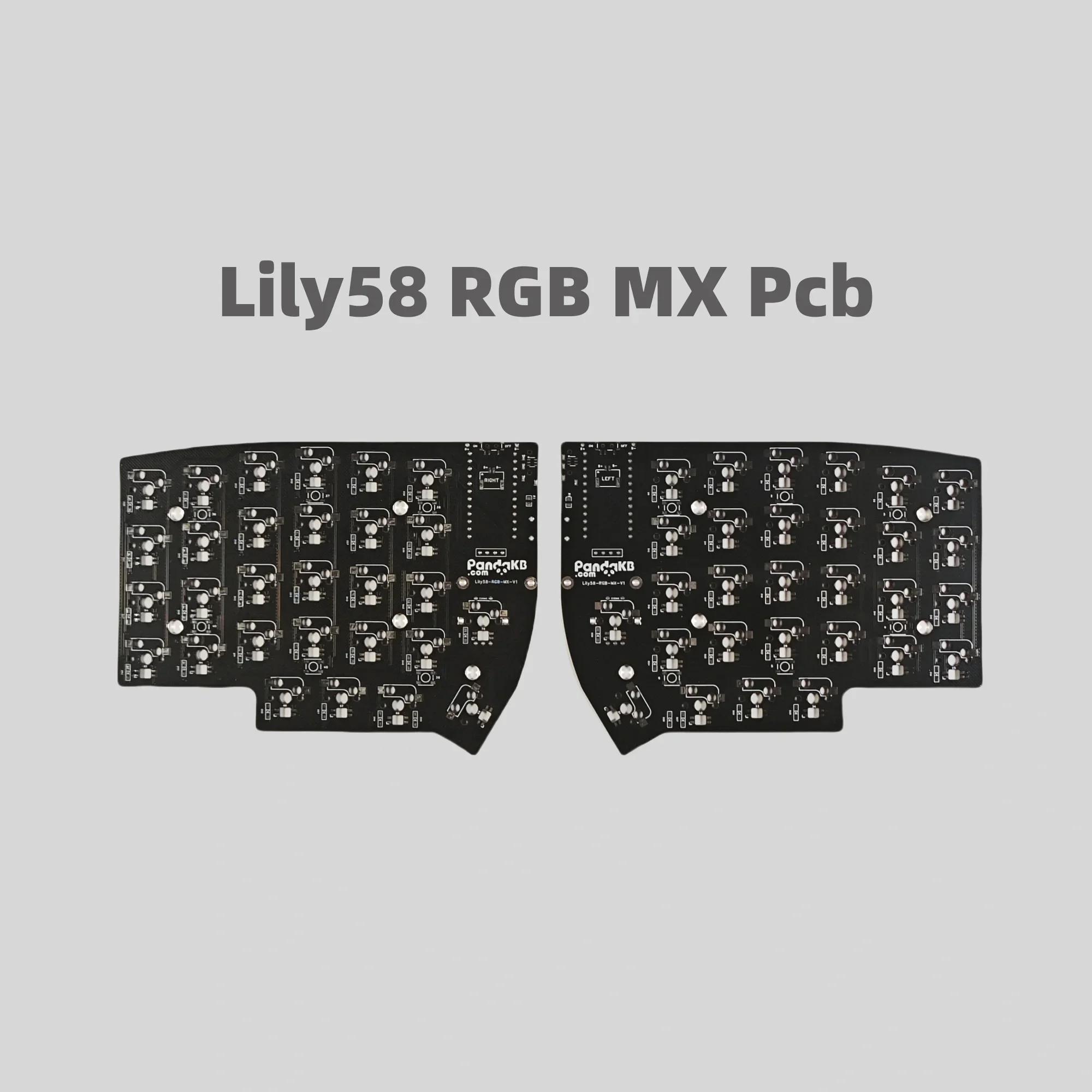 Lily58 RGB MX Split Keyboard PCB Kit - for Custom Mechanical Keyboards ...