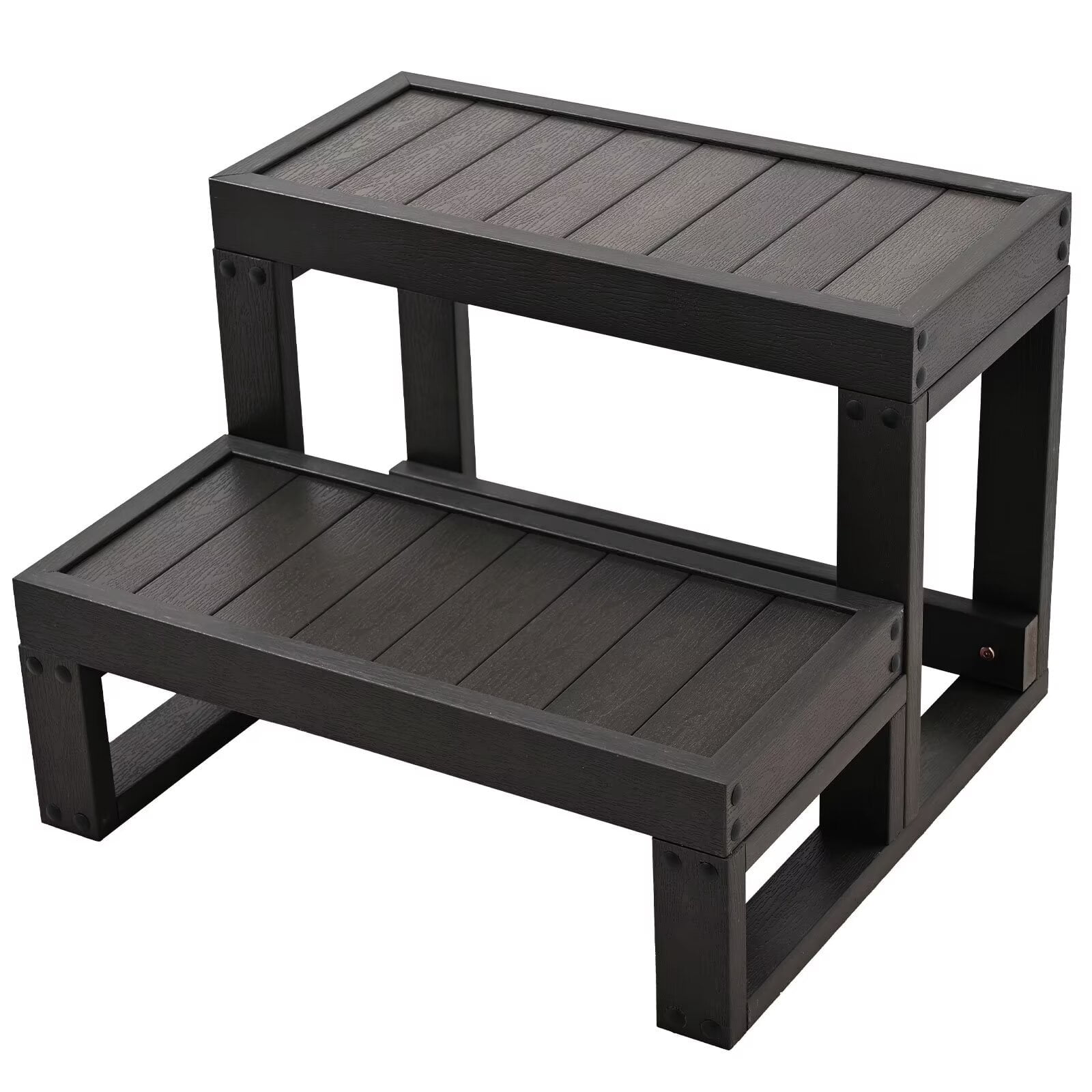 Lilypelle Spa & Hot Tub Steps, Universal 2-Step RV steps Outdoor Steps ...