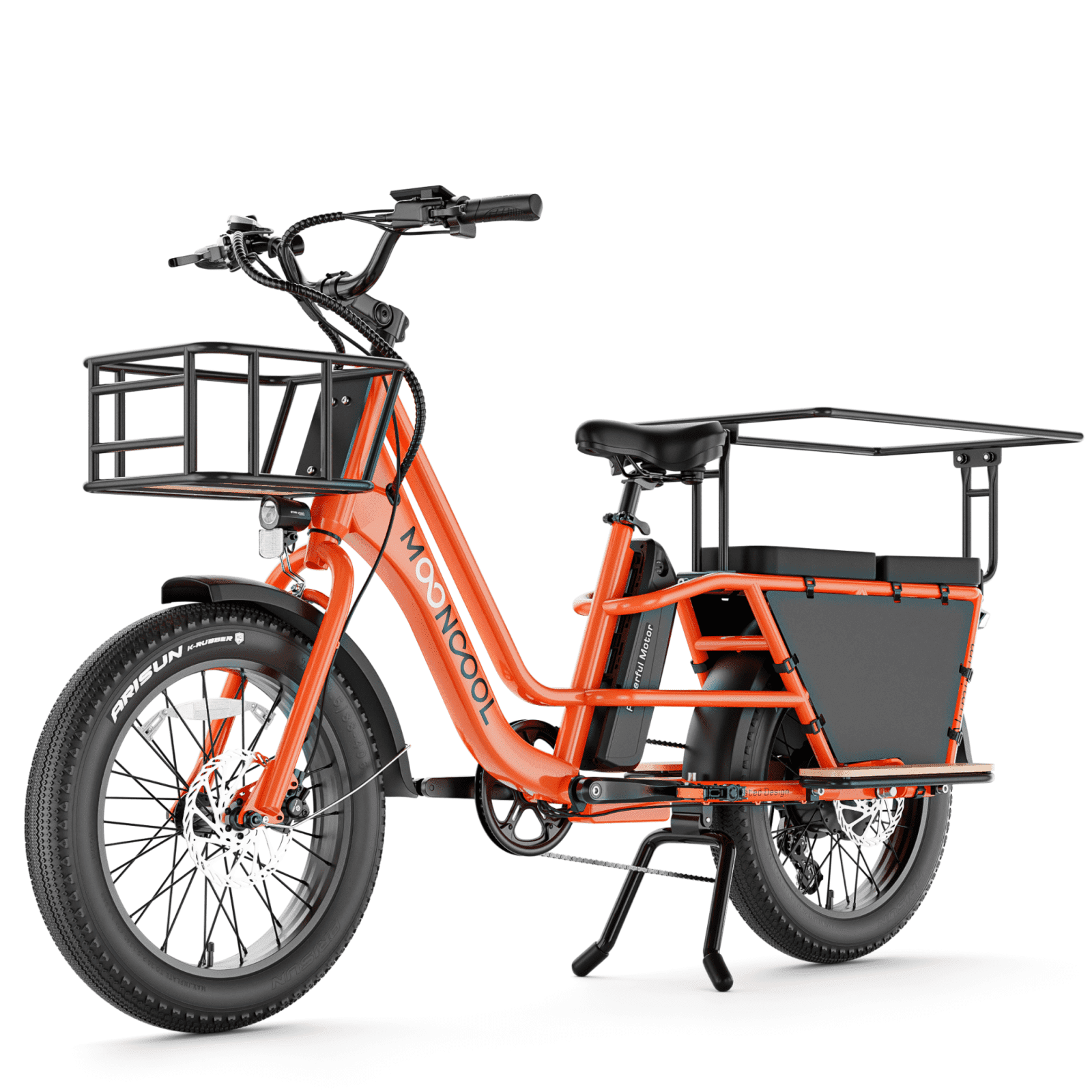 Lilypelle 7-Speed Electric Cargo Bike for Adults with Kits, 48V 20AH ...